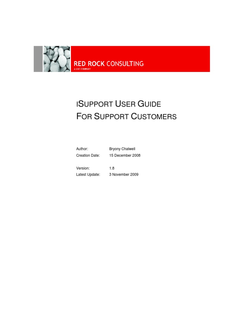 Isupport Customer User Guide | PDF | Login | Password