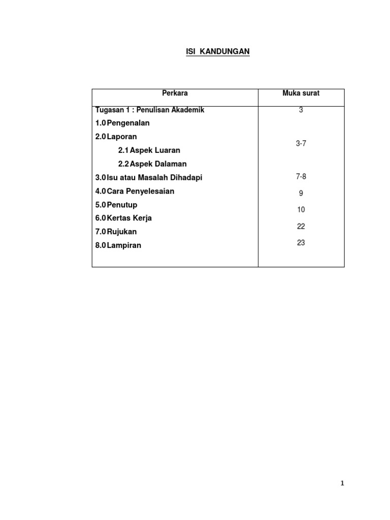Penulisan Akademik | PDF