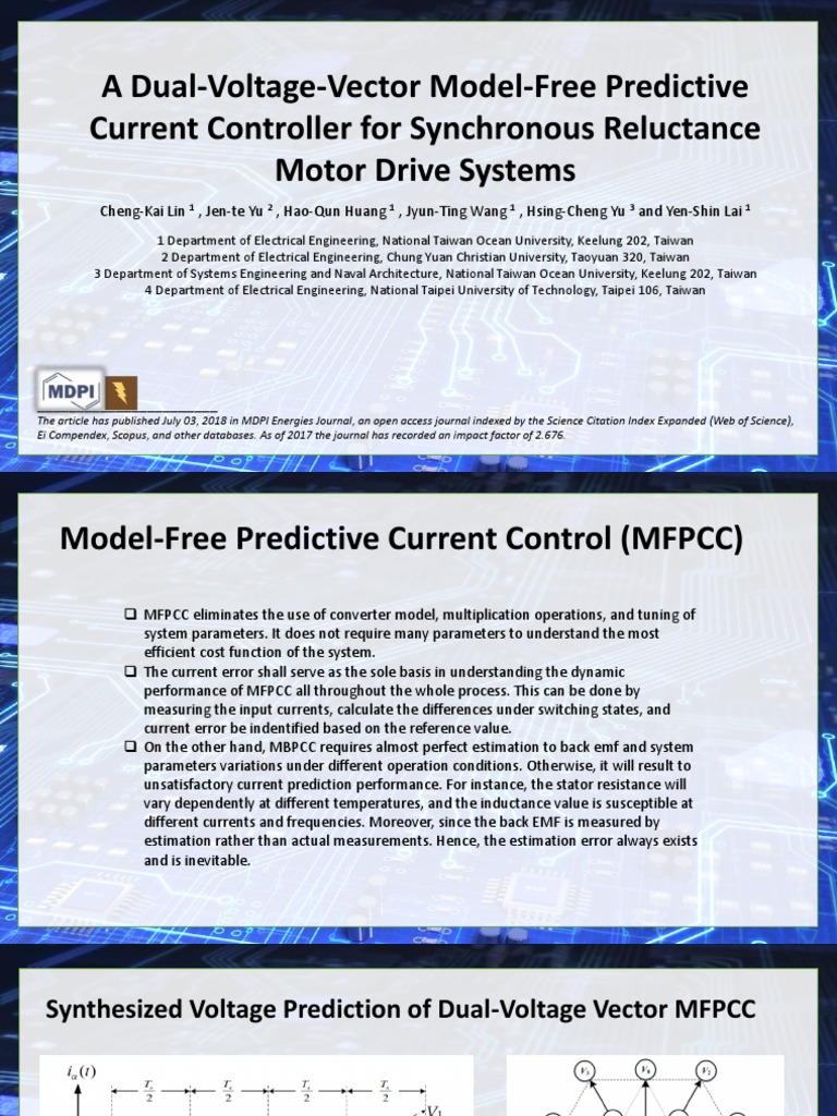 Dual-Voltage Model-Free Current Control | PDF | Taiwan | Electric Motor