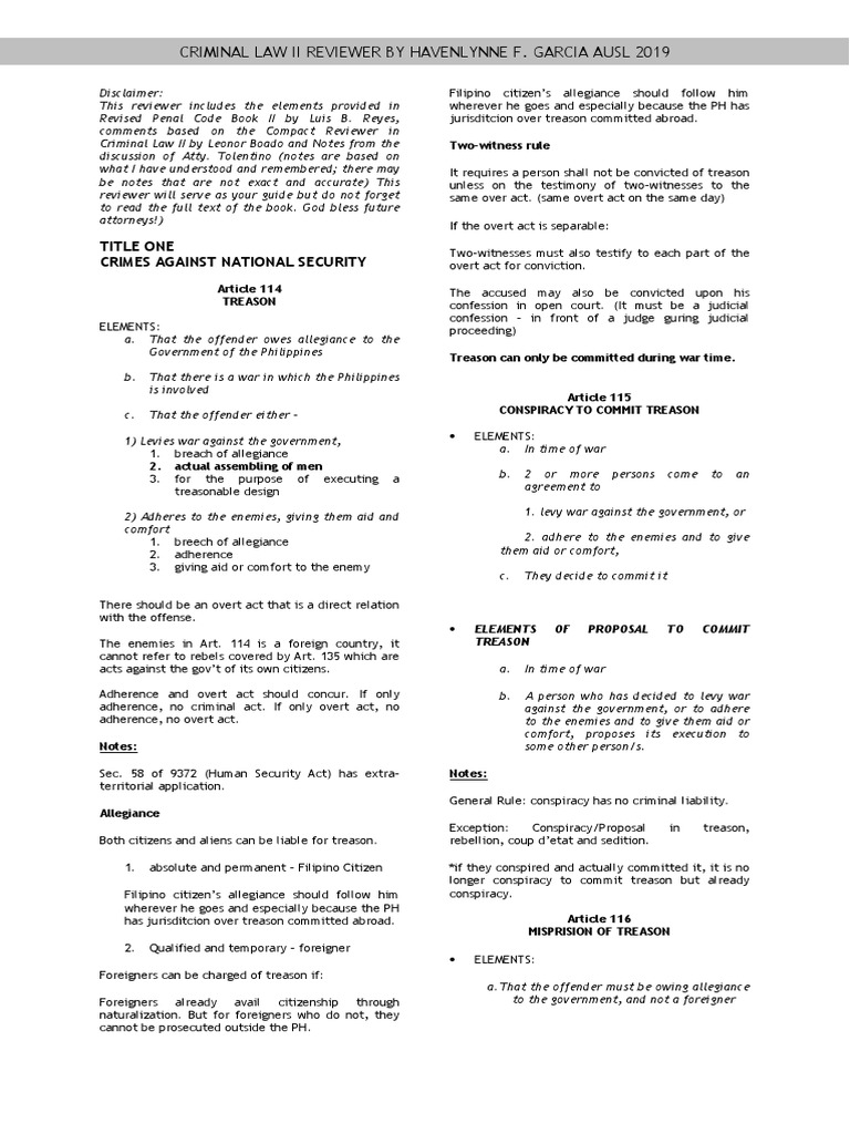 RPC Book II Titles 1-4 | PDF | Arrest | Search Warrant