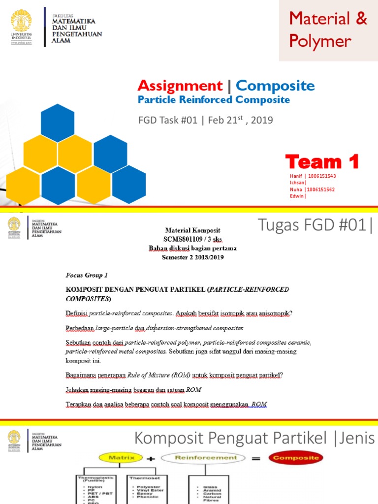 Presentation of Particle Composite | PDF | Composite Material ...