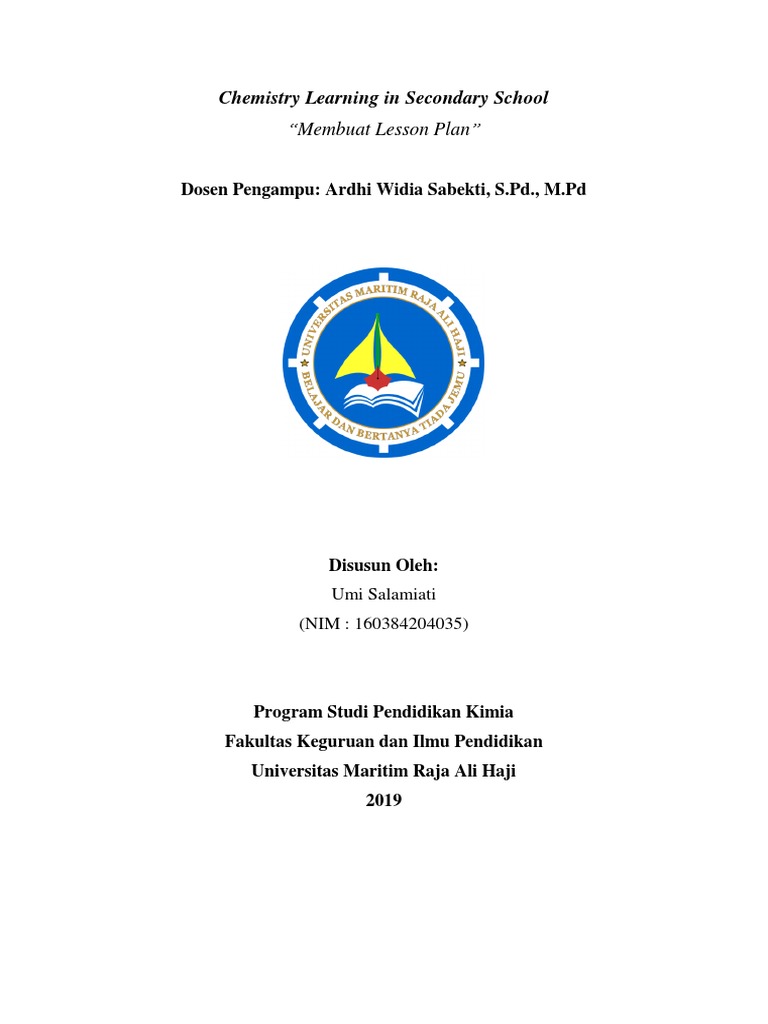 Lesson Plan | PDF | Enthalpy | Calorimetry
