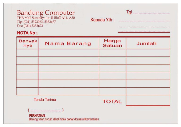Contoh Nota | PDF