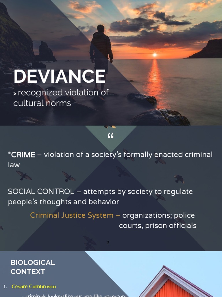 DEVIANCE | PDF | Deviance (Sociology) | Deterrence (Legal)