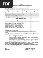 Children Education Allowance Claim Form | PDF | Fee | Tuition Payments