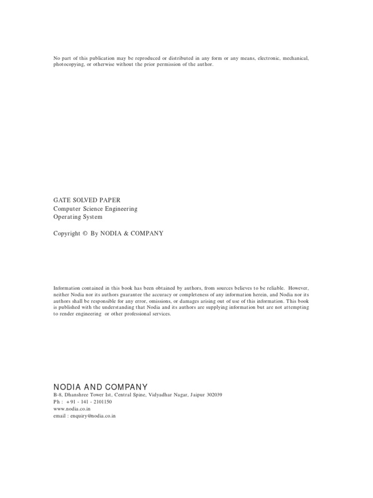 CS Operating-System PDF | PDF | Cpu Cache | Scheduling (Computing)