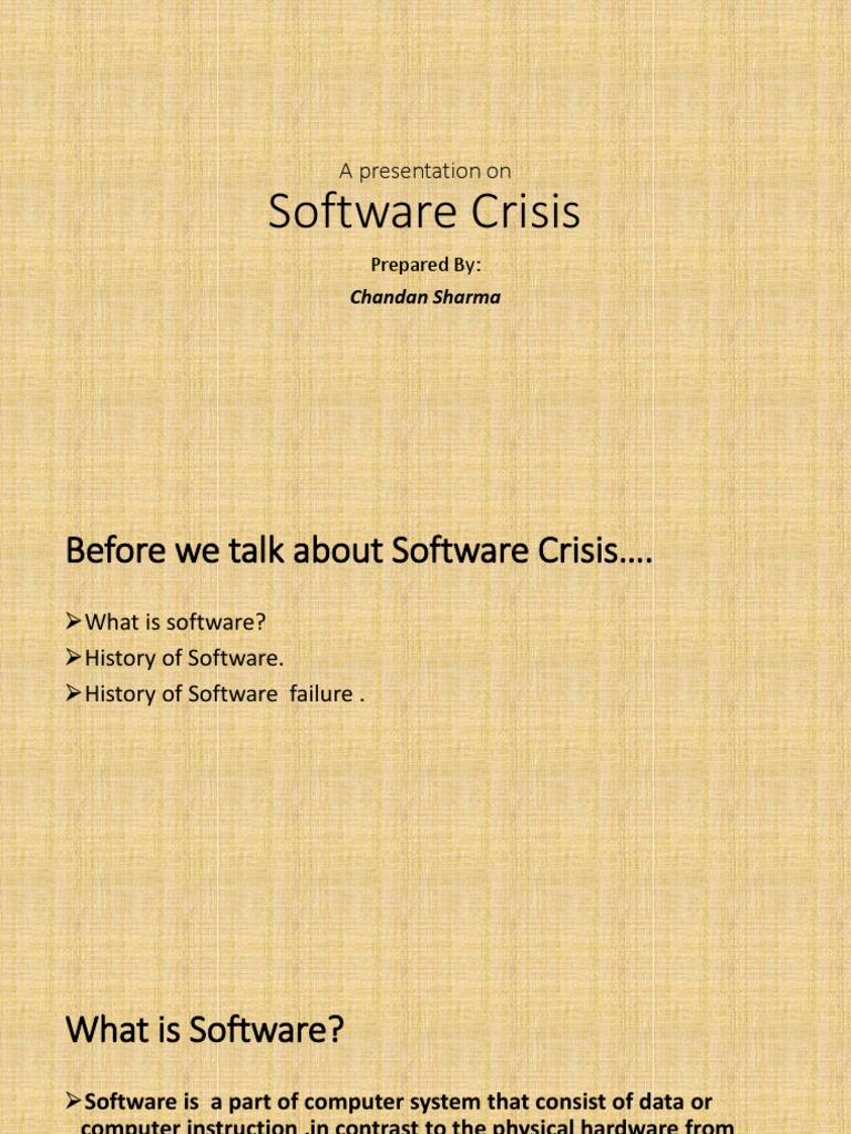 Software Crisis | PDF | Software Development | Engineering