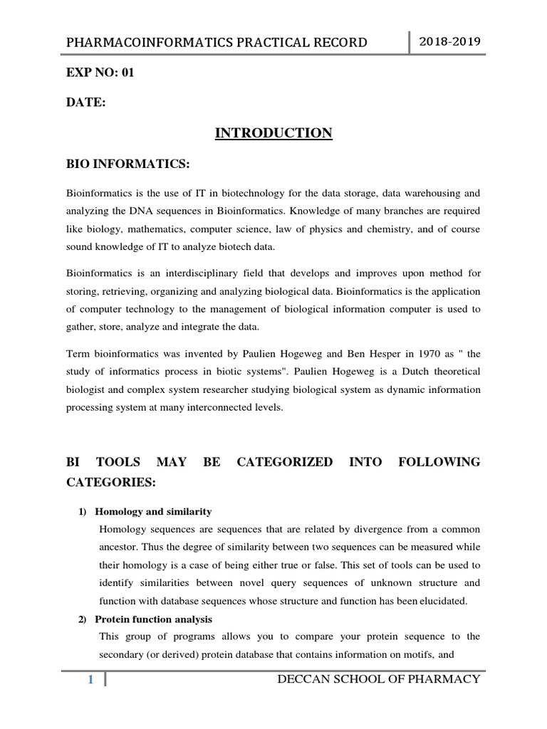 Bio 01 PDF | Download Free PDF | Sequence Alignment | Blast