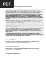 Table of Penalties RPC | PDF | Prison | Punishments