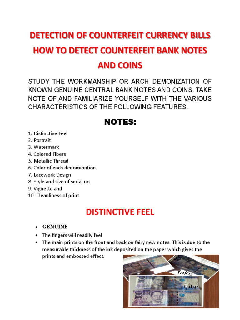 Detection of Counterfeit Currency Bills | PDF | Banknote | Currency
