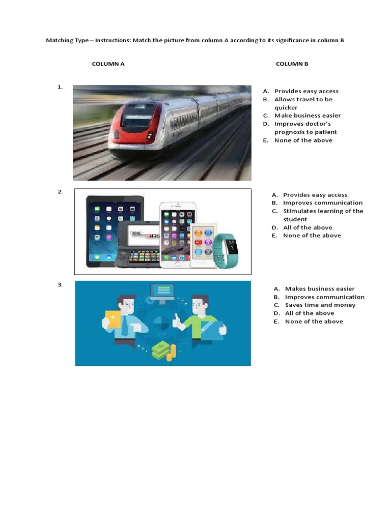 Matching Types - An Exercise in Identifying the Significance of Various ...