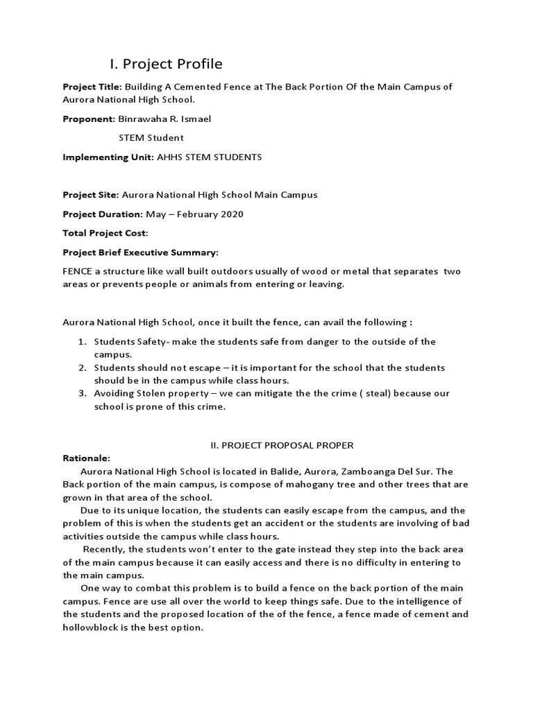 Bin Proposal | PDF | Investing | Business