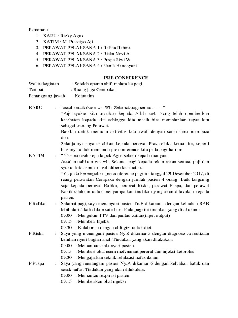 Naskah Pre Conference | PDF