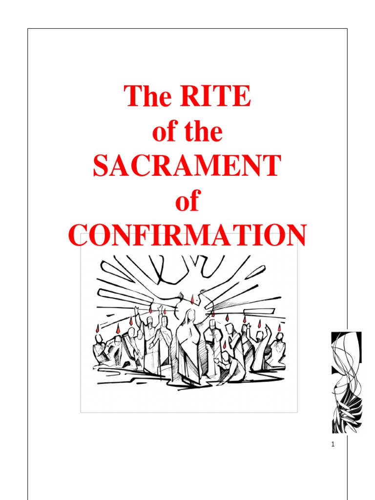 The Rite of Confirmation | PDF | Confirmation | Mass (Liturgy)