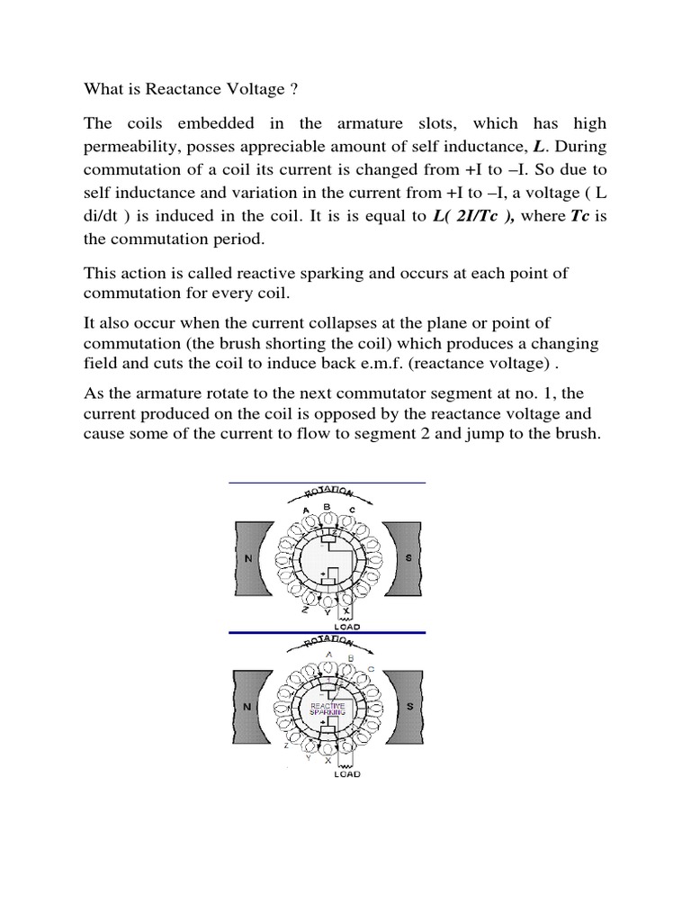 What Is Reactance Voltage | PDF | Inductor | Inductance