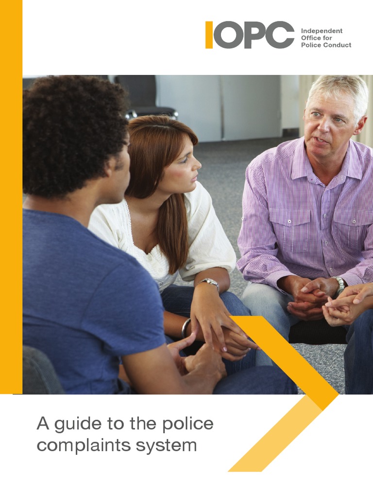 A Guide To The Police Complaints System | PDF | Complaint | Assault