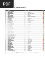 CFI Football Field Chart Template | PDF