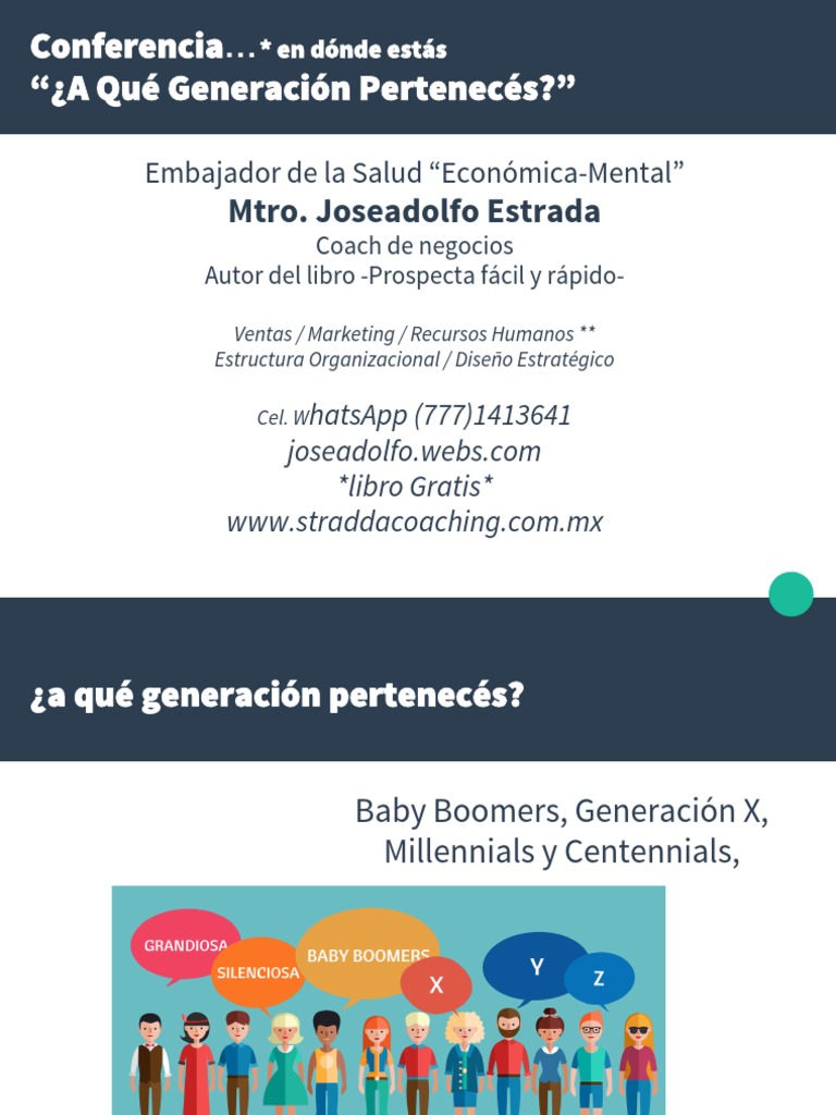 A Que Generacion Perteneces | PDF | Millennials | Internet
