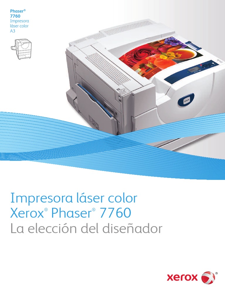 Xerox 7760 | PDF | Impresora (Computación) | Color