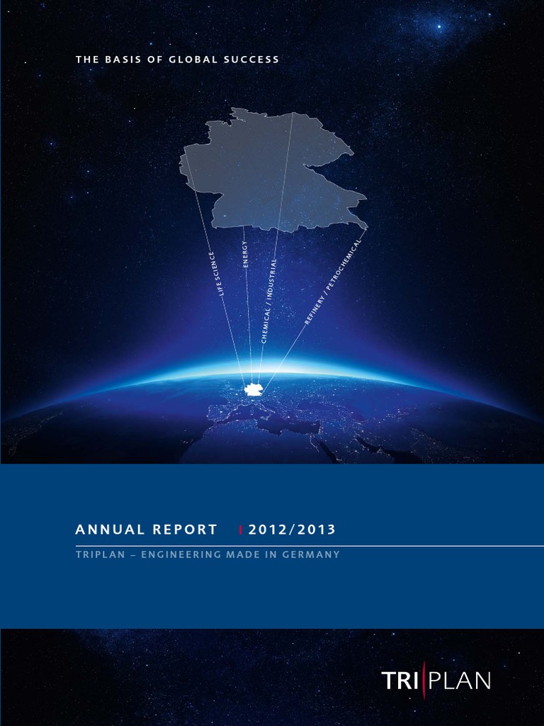 TRIPLAN Annual Report 2012/13 | PDF | Hvac | Engineering
