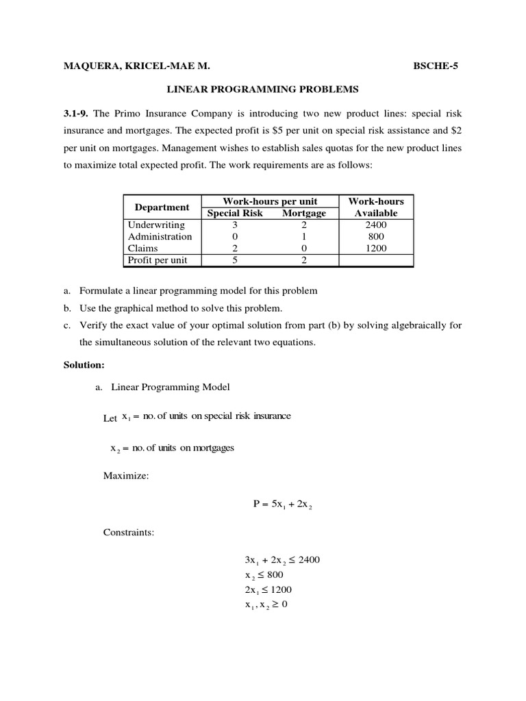 Quanti Ass | PDF | Linear Programming | Teaching Mathematics