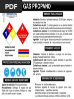 Rotulo Gas Propano - Emulsion | PDF | Agua | Primeros auxilios