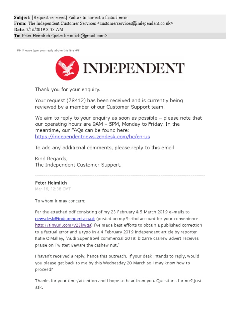 Peter Heimlich: ##-Please Type Your Reply Above This Line - ## | PDF