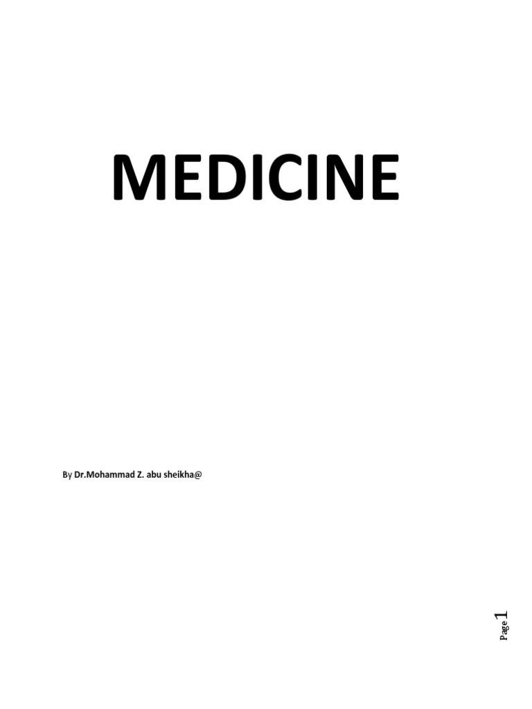 Internal Medicine | PDF | Gastroesophageal Reflux Disease | Indigestion