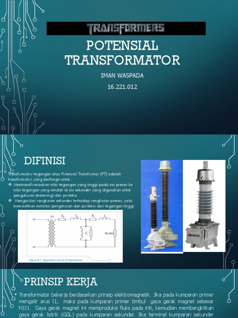Potensial Transformator | PDF | Sains & Matematika | Komputer