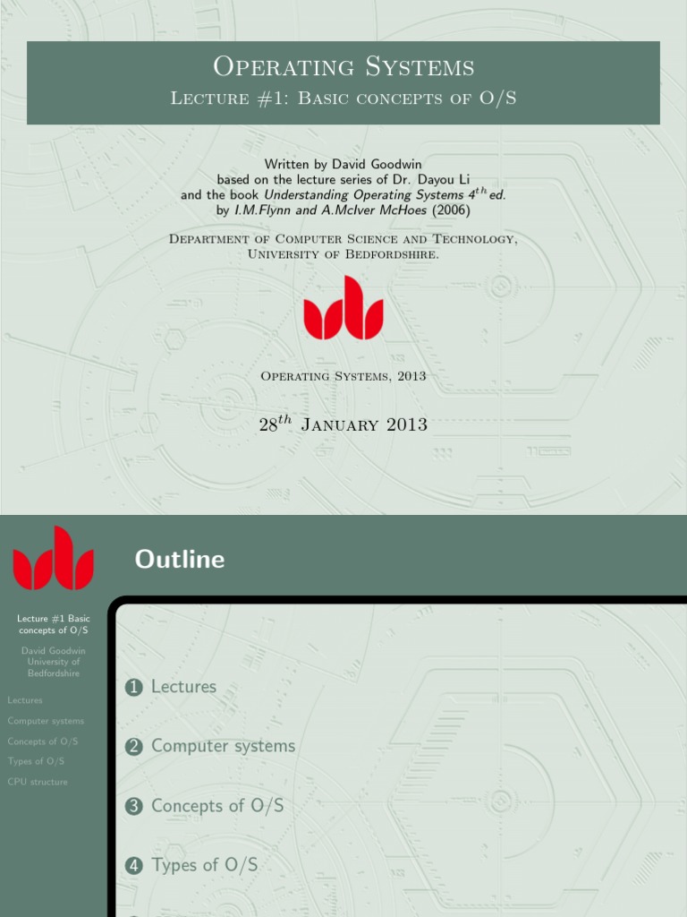 l1 Concepts | PDF | Operating System | Command Line Interface