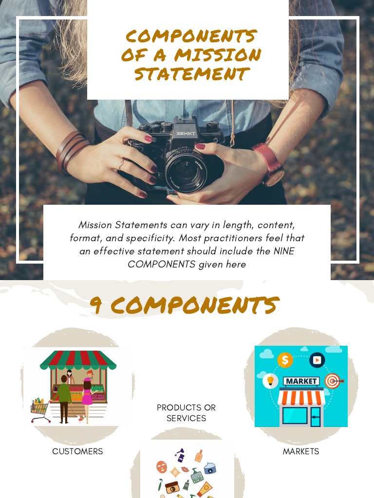 Nine Components of a Mission Statement | PDF | Business