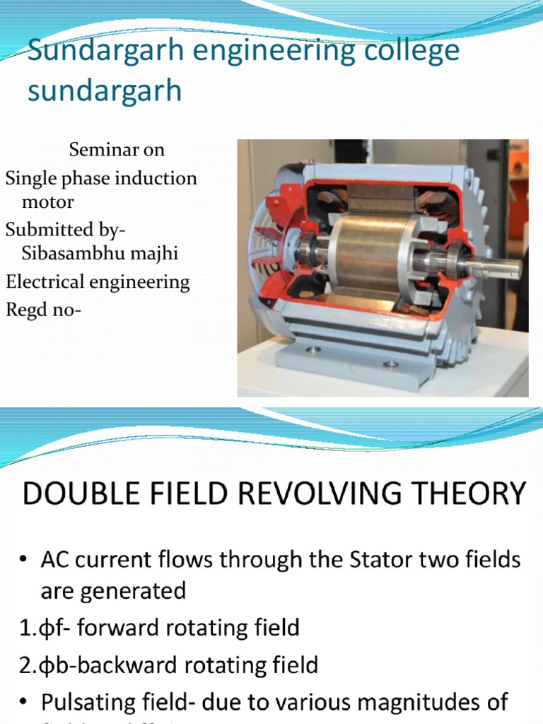 Single Phase Induction Motor | PDF | Science & Mathematics | Technology ...