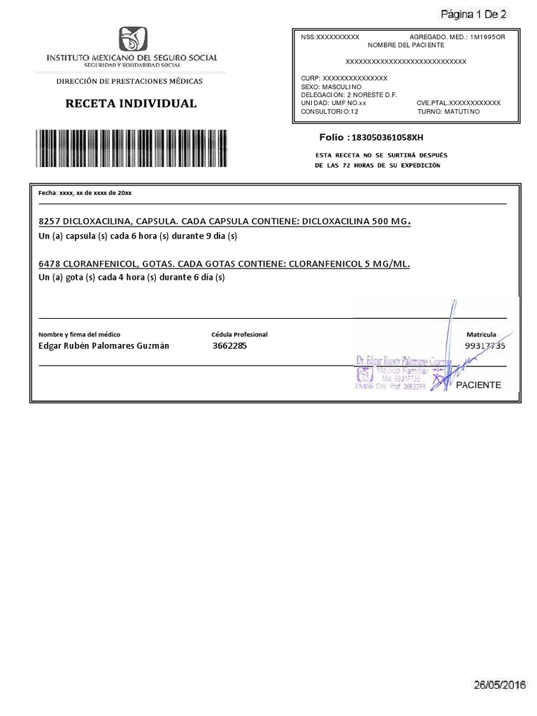 Receta Medica | PDF