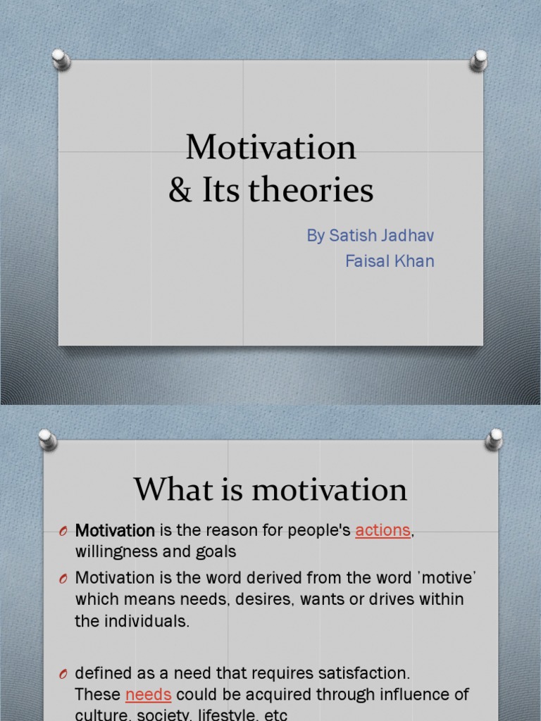Motivation | PDF