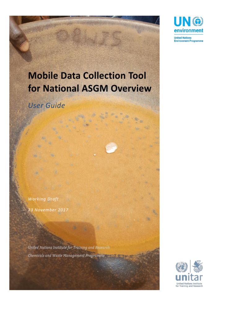 Mobile Data Collection Tools For ASGM Overview | PDF | Mining ...