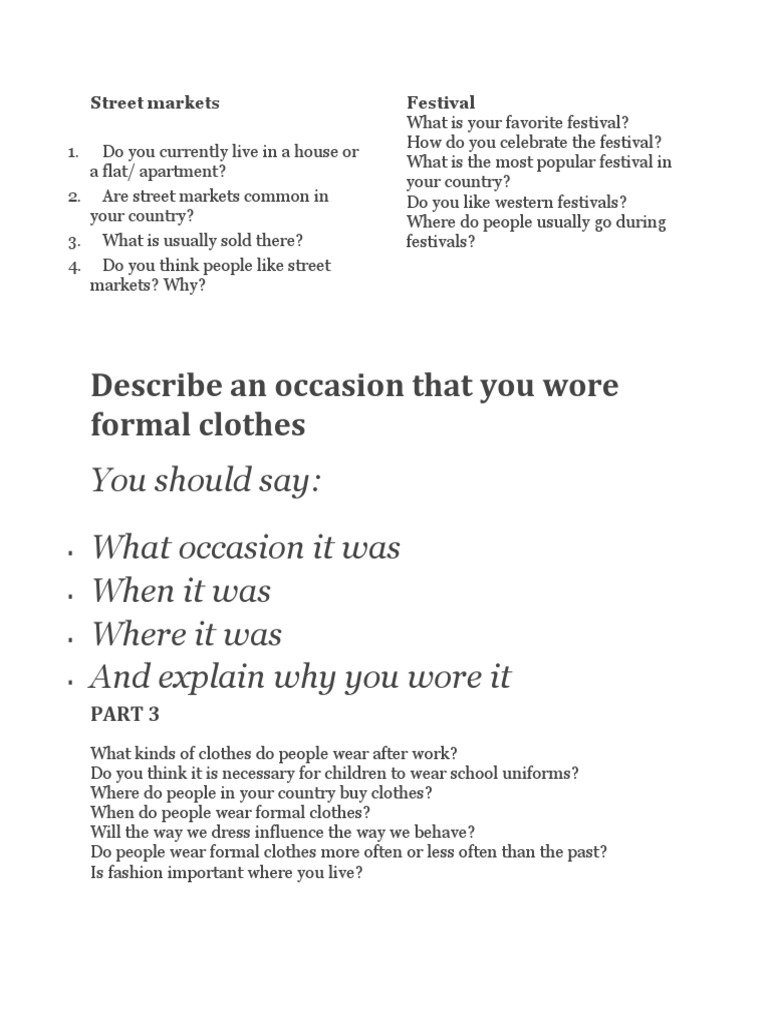 Speaking Mock Test 3 | PDF