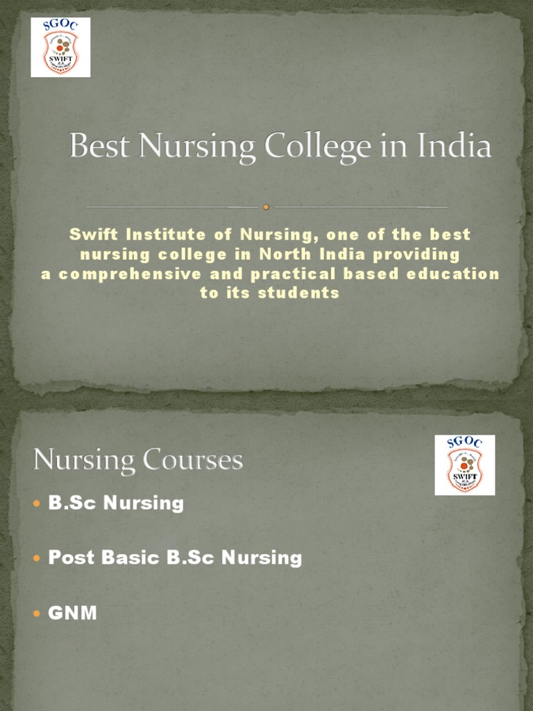 Best Nursing College in India | PDF