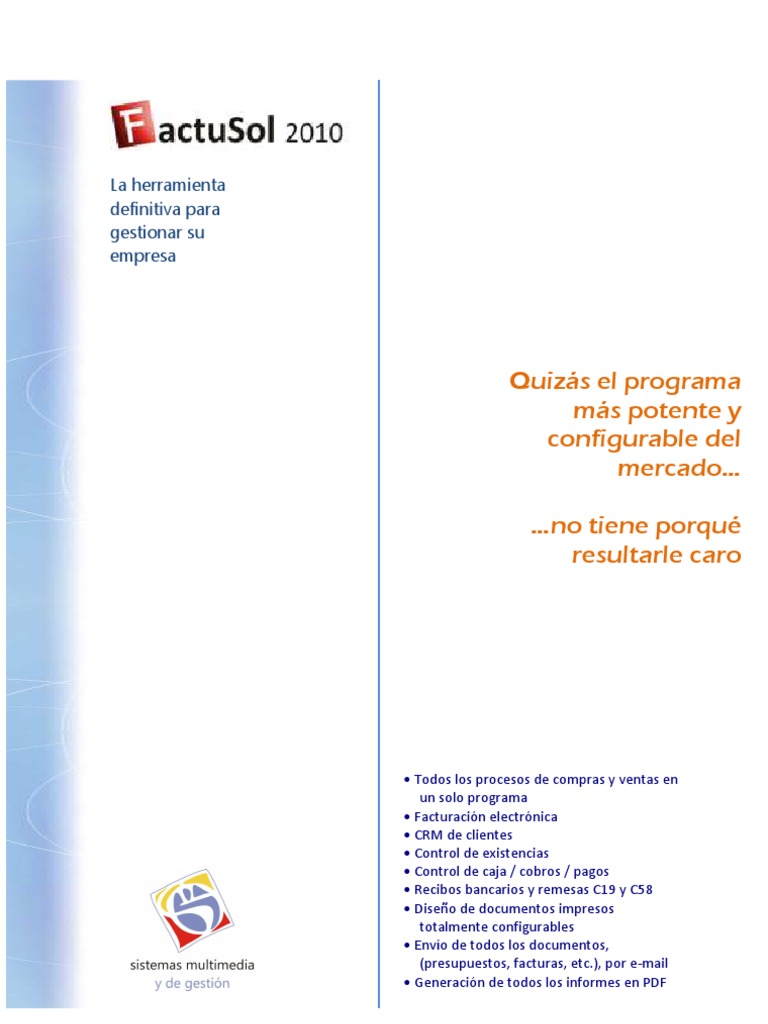 Catalogo FactuSol | PDF | Archivo de computadora | Internet