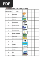 Listado De Canales Directv Pdf Arte