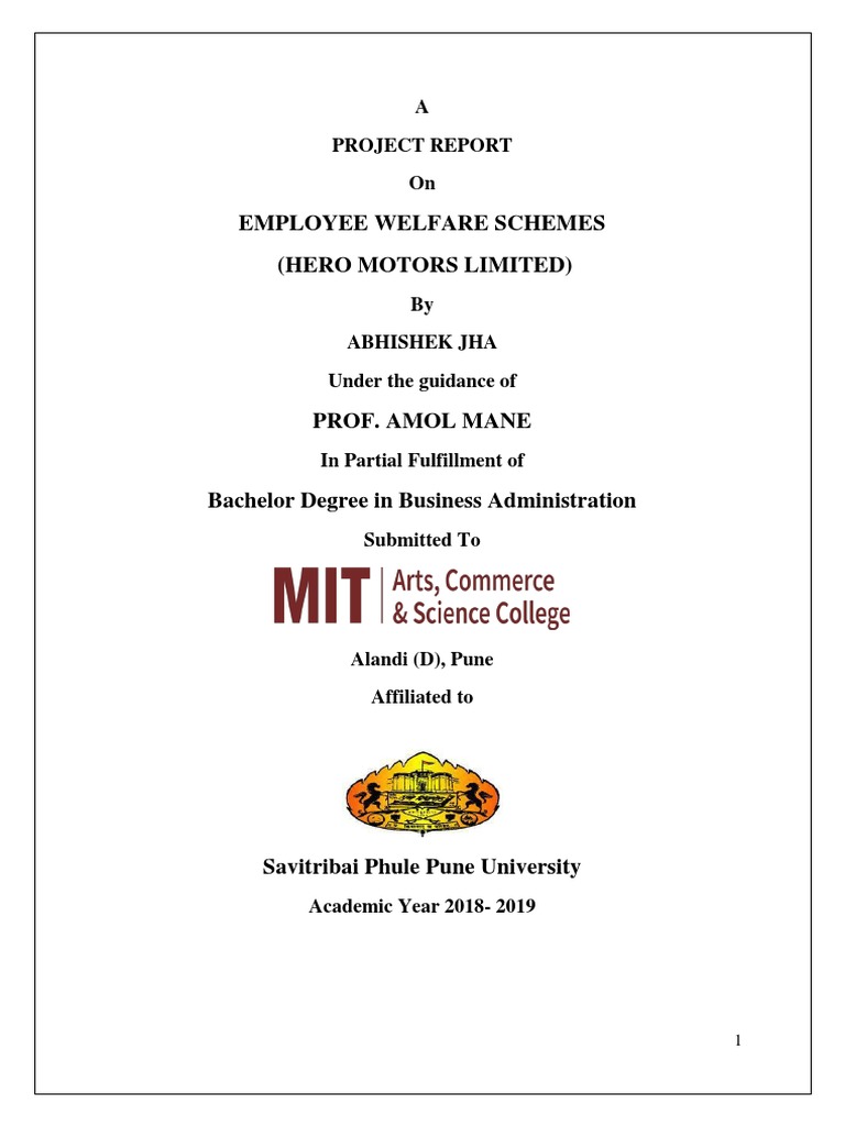 Report Hero Motors LTD | PDF | Pension | Employment