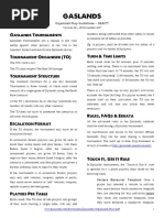 Gaslands Refuelled Quick Reference | PDF | Ammunition | Vehicles