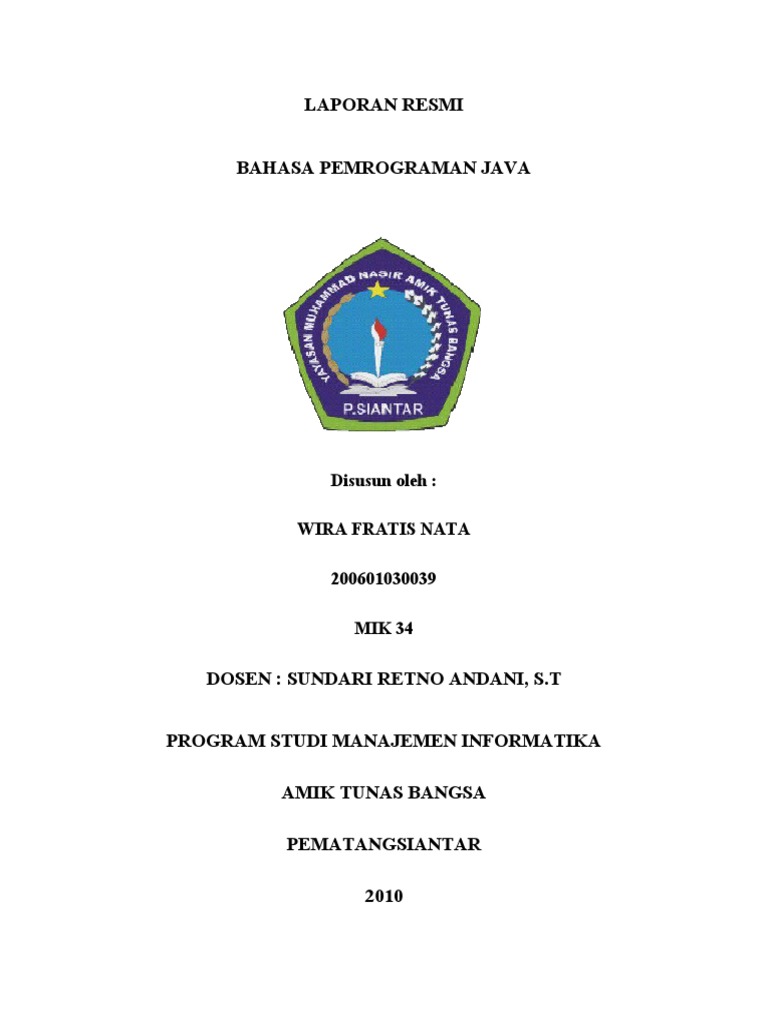 Tugas Laporan Java | PDF