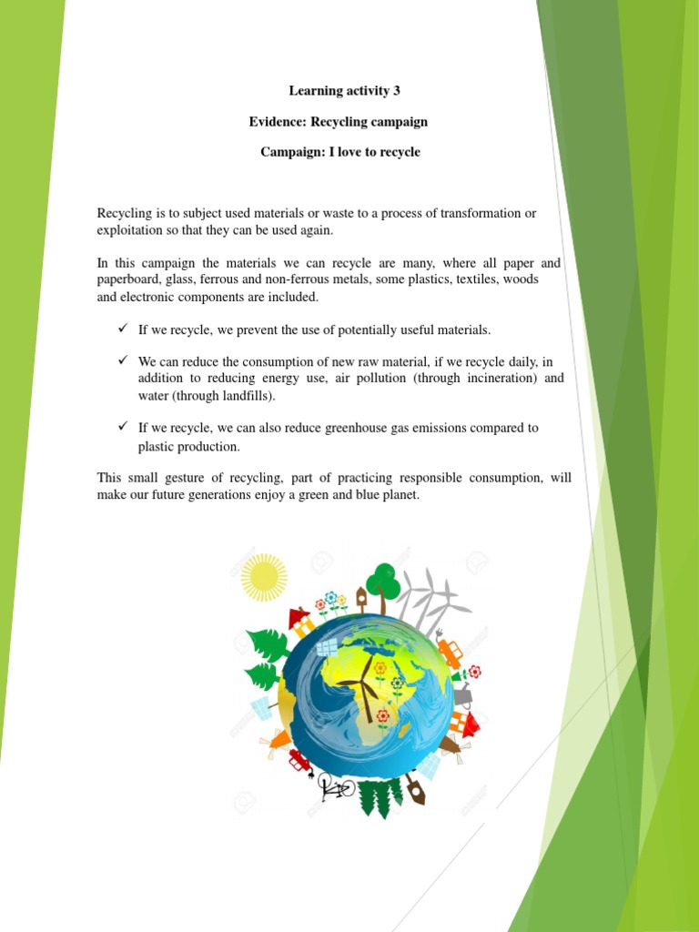 Evidence Recycling Campaign | PDF