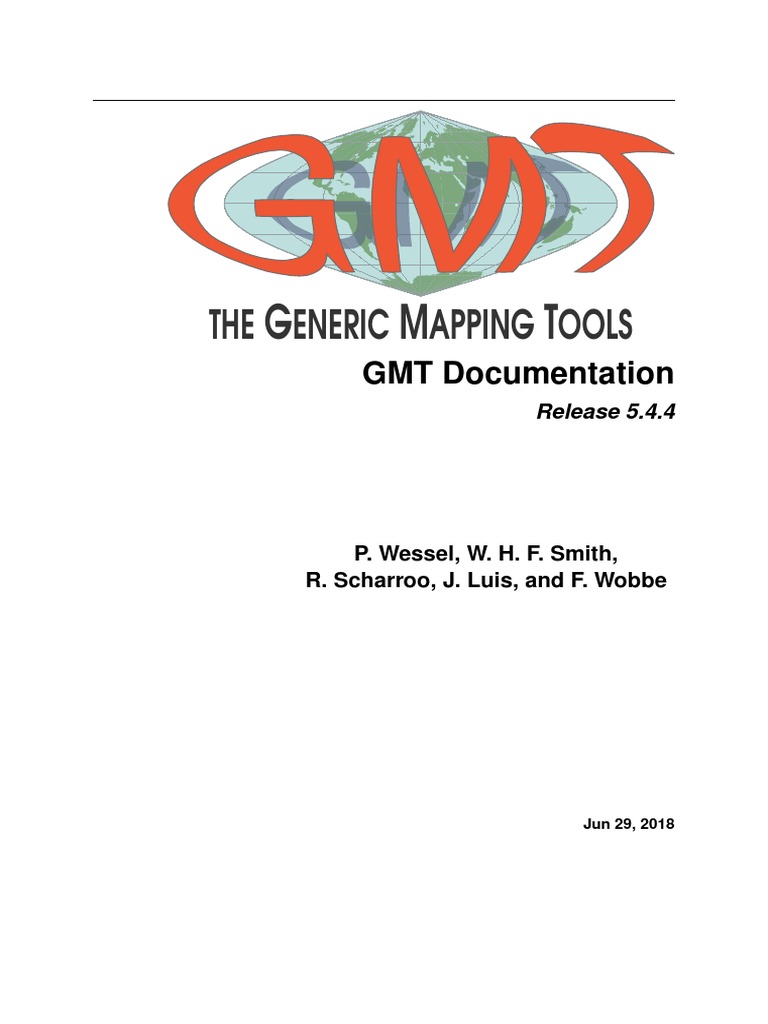 GMT Docs PDF | PDF | Computer File | Command Line Interface