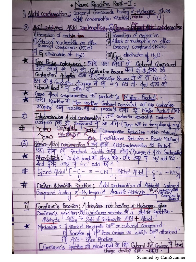 Name Reaction Part 1 | PDF