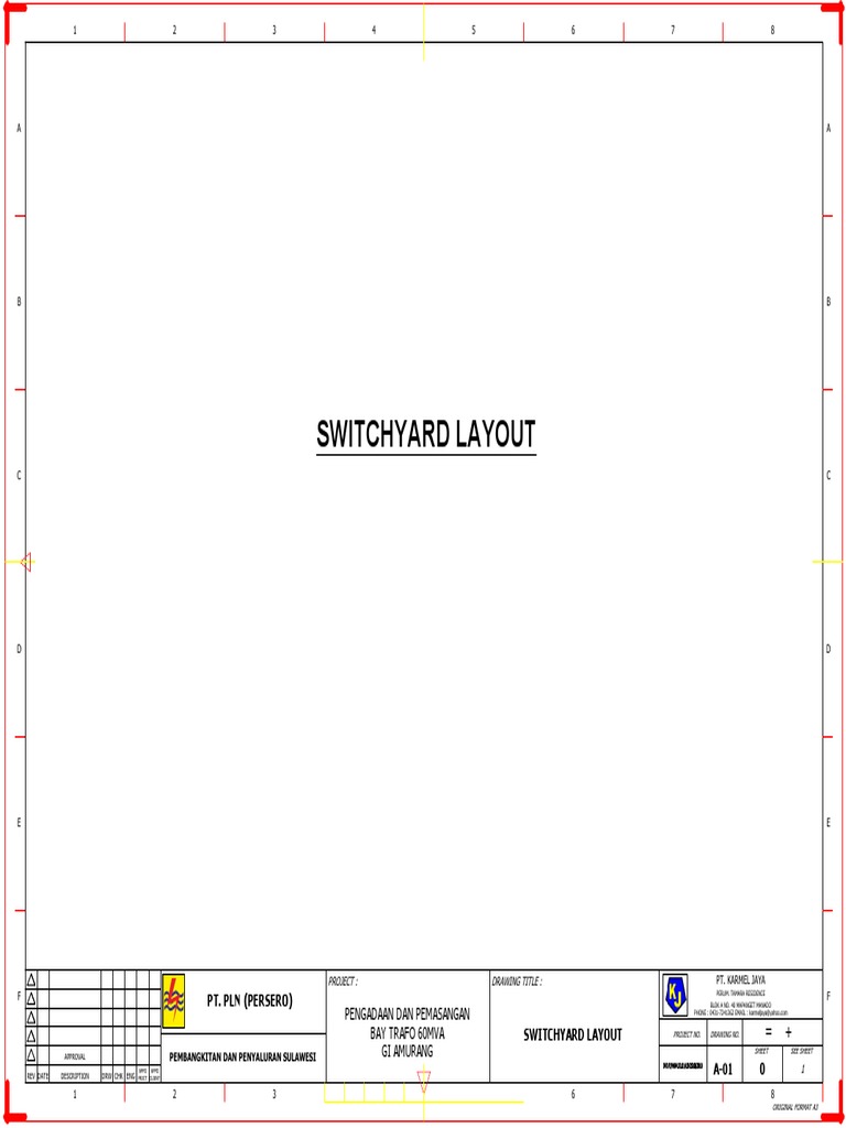 Switchyard Layout for 60MVA Transformer | PDF