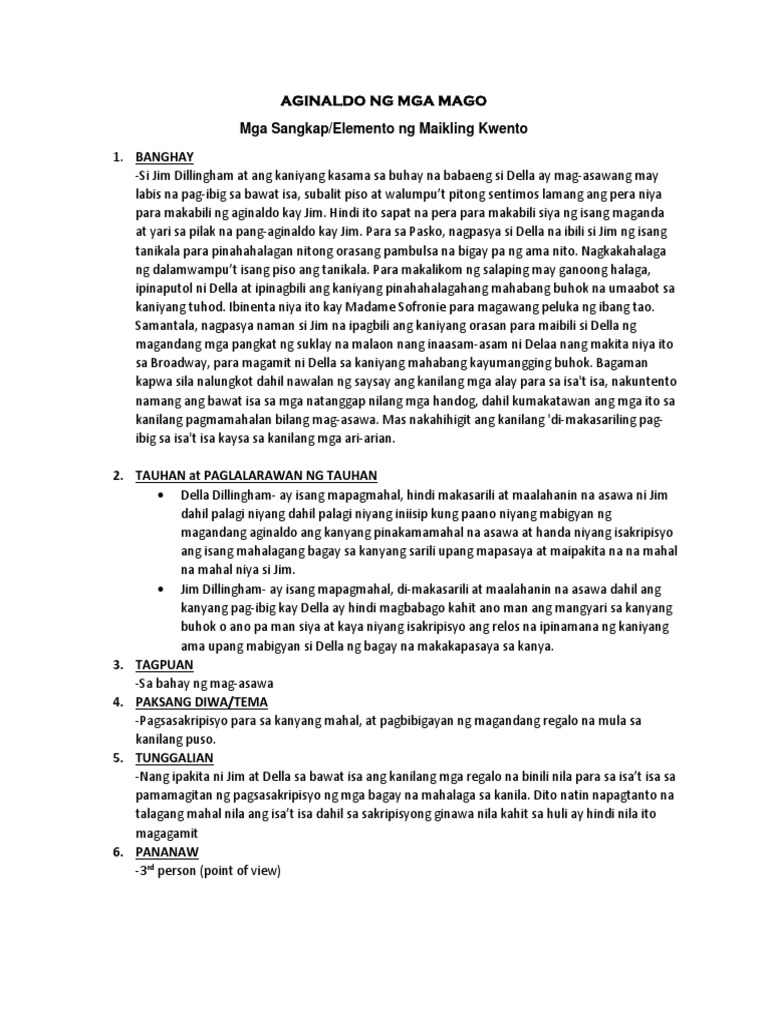 Aginaldo NG Mga Mago | PDF
