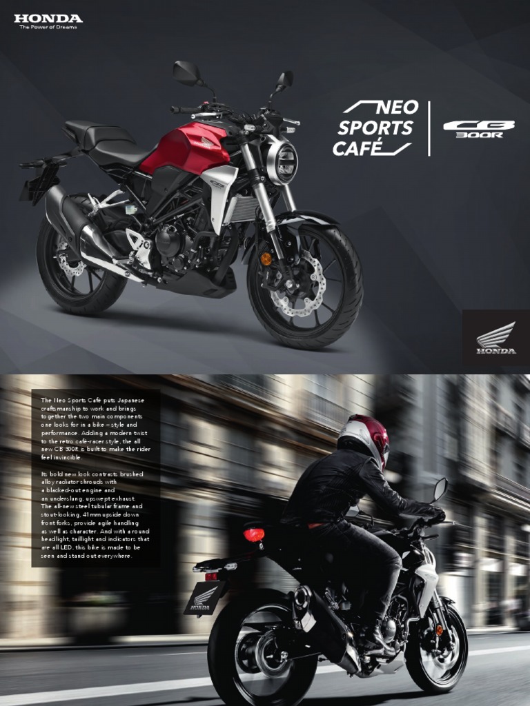 CB300R PDF | PDF | Motorcycle | Vehicle Technology