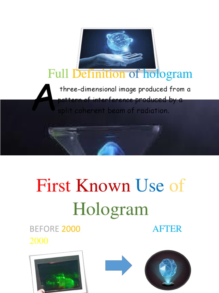 Full Definition of Hologram | PDF | Holography | Optics