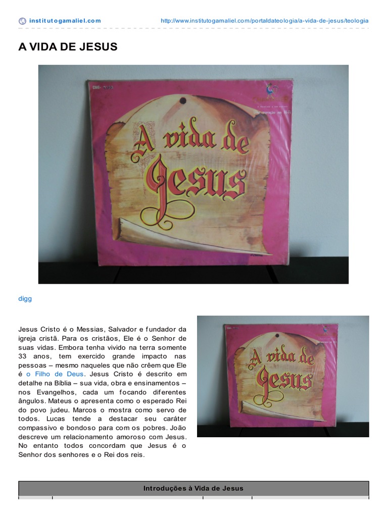 A Vida de Jesus PDF | PDF | Belém (Bíblia) | Evangelho de Mateus